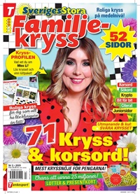 SENASTE NUMMRET AV SVERIGES STORA FAMILJEKRYSS nr 7/2025